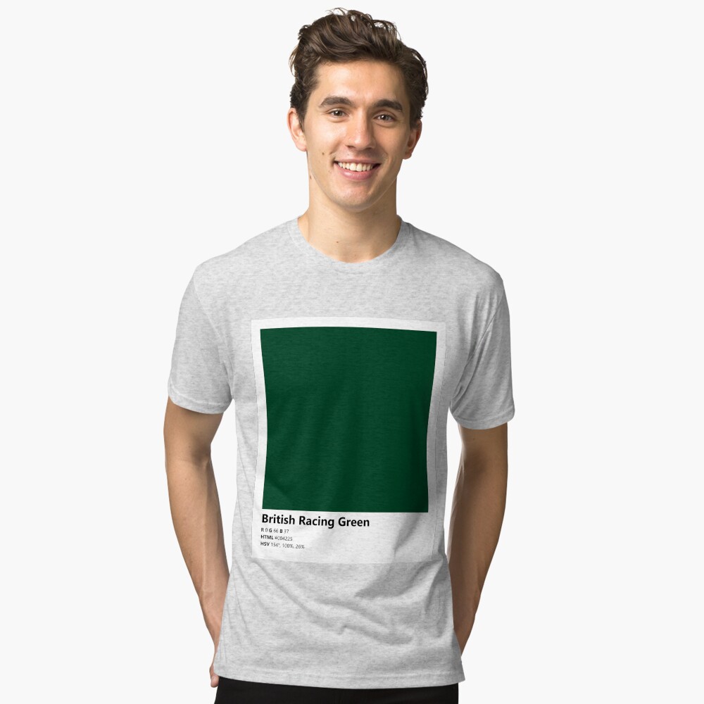 "Color Swatch/Card (British Racing Green)" Sticker for Sale by ...