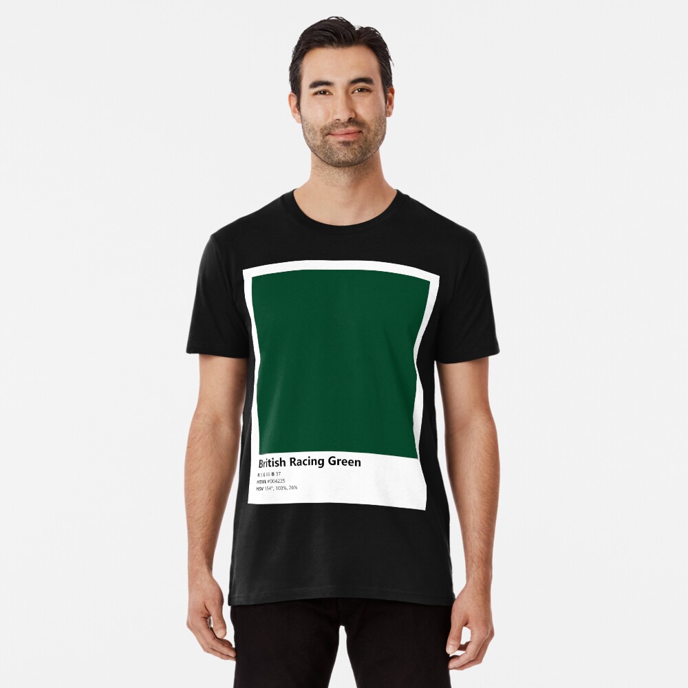 "Color Swatch/Card (British Racing Green)" Sticker for Sale by ...