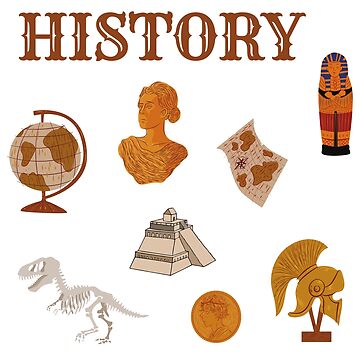 "History sticker pack" Sticker for Sale by Fulet | Redbubble