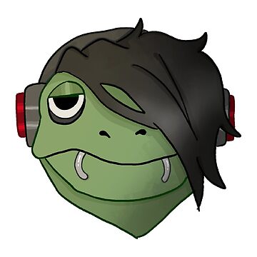 "Emo Frog" Sticker for Sale by Dubitatio-wo | Redbubble