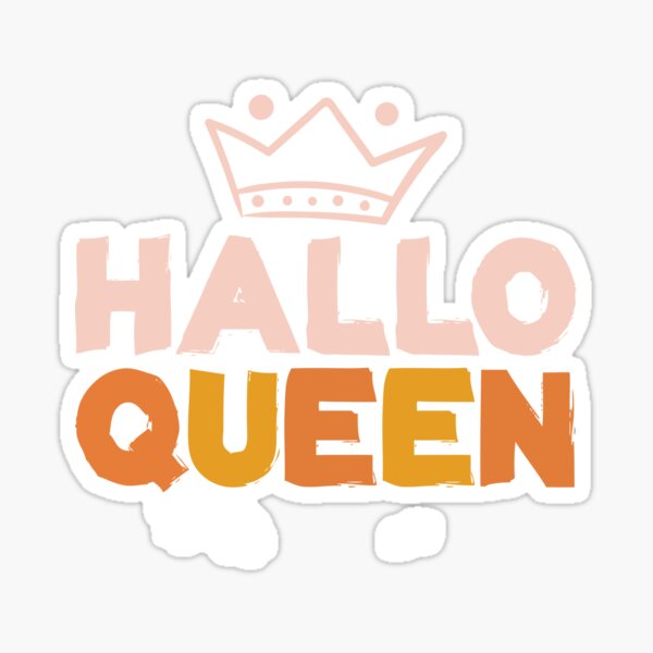 "Halloween 2021 - Hallo Queen " Sticker for Sale by Genjitsu-Art ...