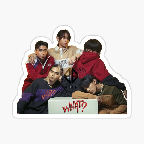 "SB19 What?, What?" Sticker for Sale by MaDaDaMa13 | Redbubble