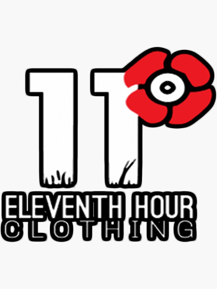 "Amazing logos favorite 11th Hour band" Sticker for Sale by rgoering8i ...