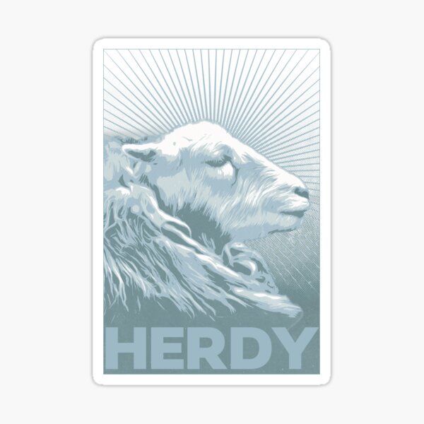 "Herdy Vector Art" Sticker for Sale by LazloWoodbine | Redbubble