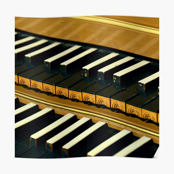 "Inverted piano keys" Poster for Sale by FocalSpot | Redbubble