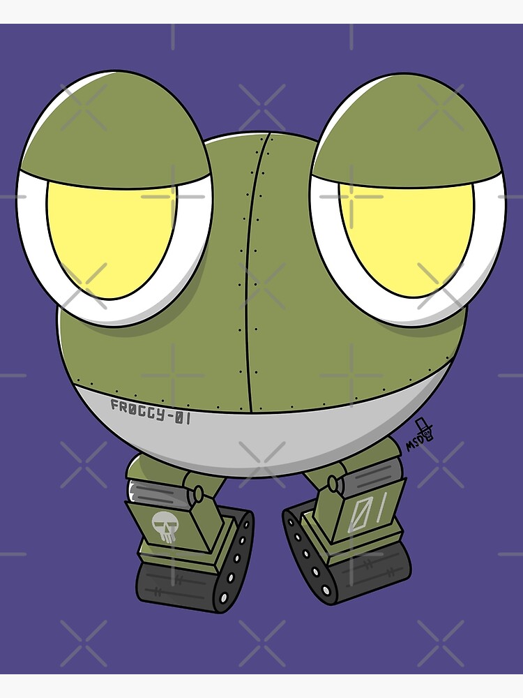"Frog Mecha - Giant Amphibian Robot" Poster for Sale by MadSkullDesigns ...