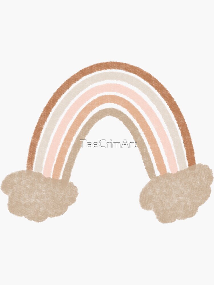 "Simple rainbow " Sticker for Sale by TaeCrimArt | Redbubble