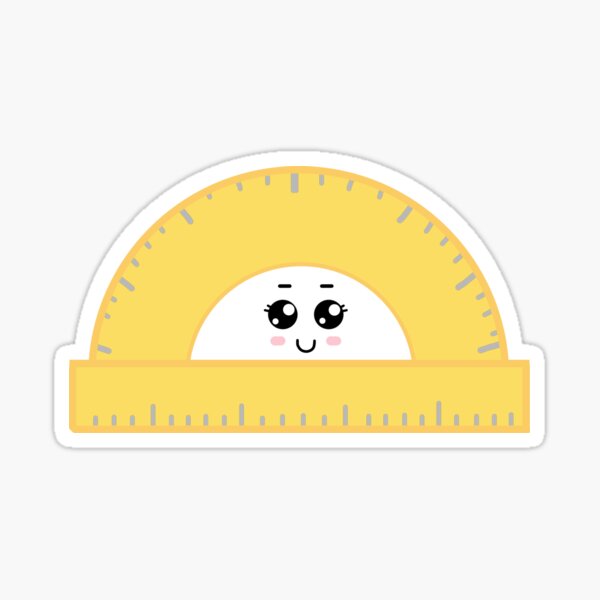 Protractor Stickers | Redbubble