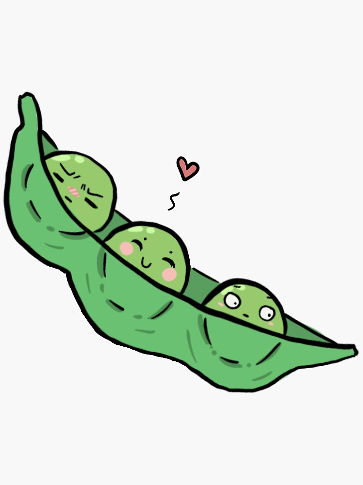 "Sweet Pea" Sticker for Sale by Saphdrawsthings | Redbubble