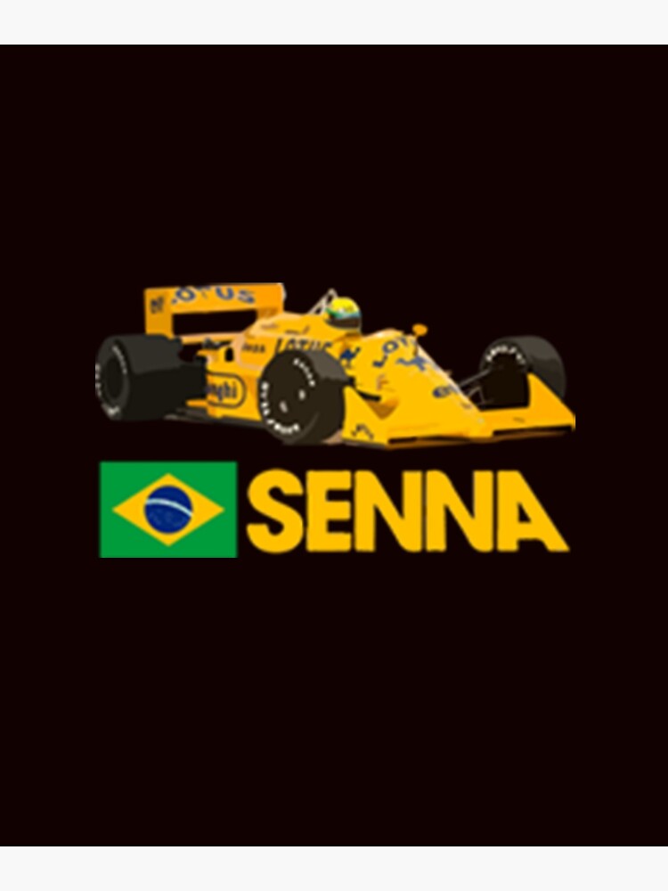 "Ayrton Senna Yellow Camel 99T F1 Car" Art Print for Sale by ...