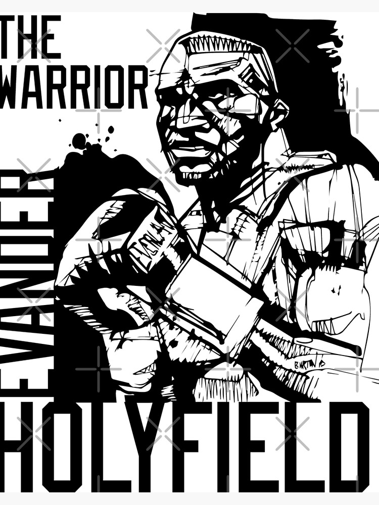"Evander Holyfield art" Art Board Print for Sale by mevvo | Redbubble