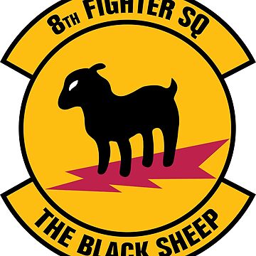 "8TH FIGHTER SQUADRON" Sticker for Sale by Wildharegrafix | Redbubble