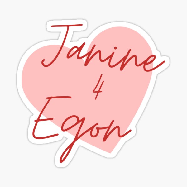 "Janine 4 Egon" Sticker for Sale by NineSevenFour | Redbubble