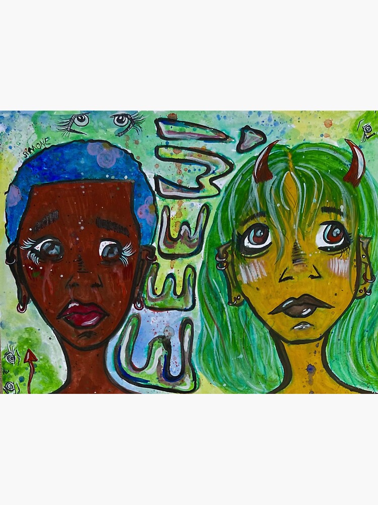 "EEEW!" Sticker for Sale by sim1arts | Redbubble