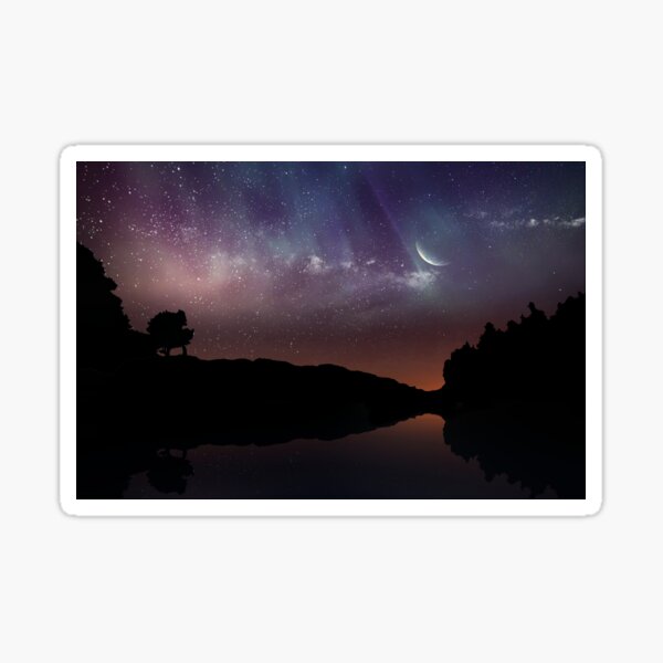 "Night Sky" Sticker for Sale by thali6 | Redbubble