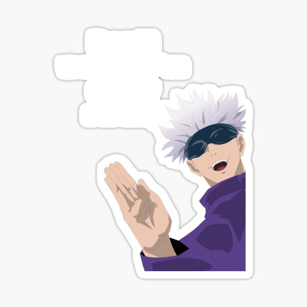 "Gojo Satoro sensei from jujutsu kaisen" Sticker for Sale by vemo068 ...