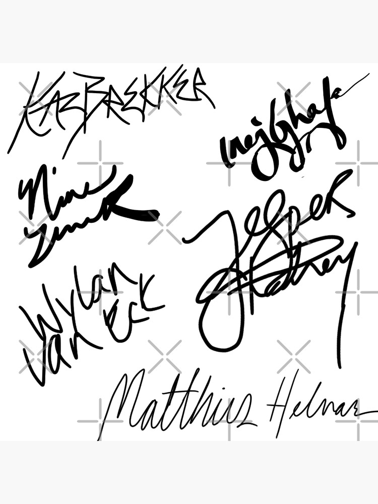 "Six of Crows signature" Poster by endlesstars | Redbubble