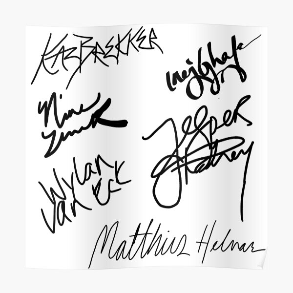 "Six of Crows signature" Poster by endlesstars | Redbubble