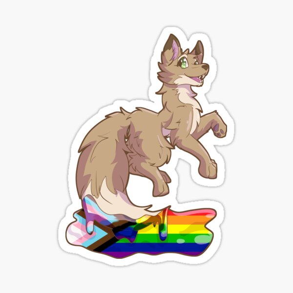 "Pride fox - Pride Flag" Sticker for Sale by Mo-Fox | Redbubble