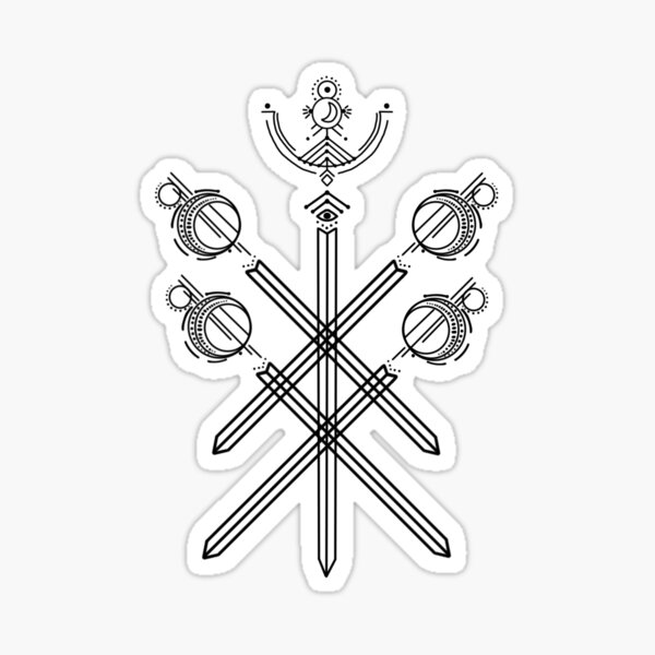 "The atlas six " Sticker for Sale by MYDESIGNERSTYLE | Redbubble