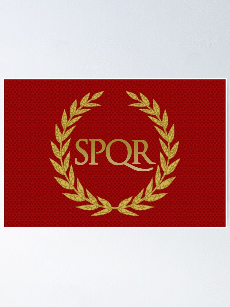 "Ancient Roman Flag" Poster for Sale by OneGayFeline | Redbubble