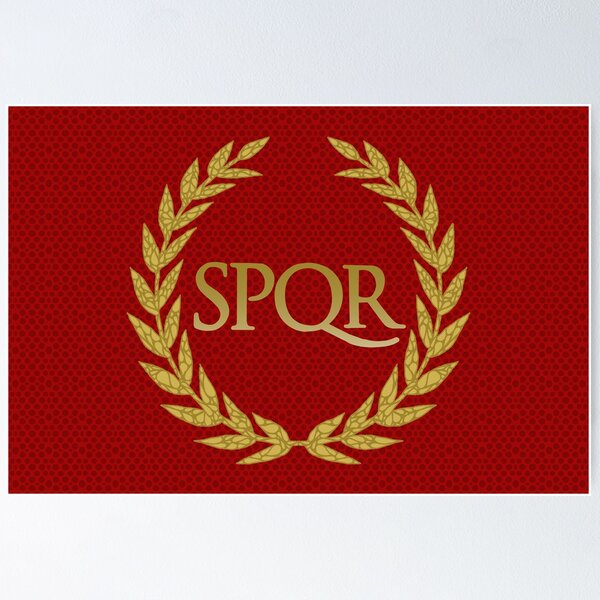 "Ancient Roman Flag" Poster for Sale by OneGayFeline | Redbubble