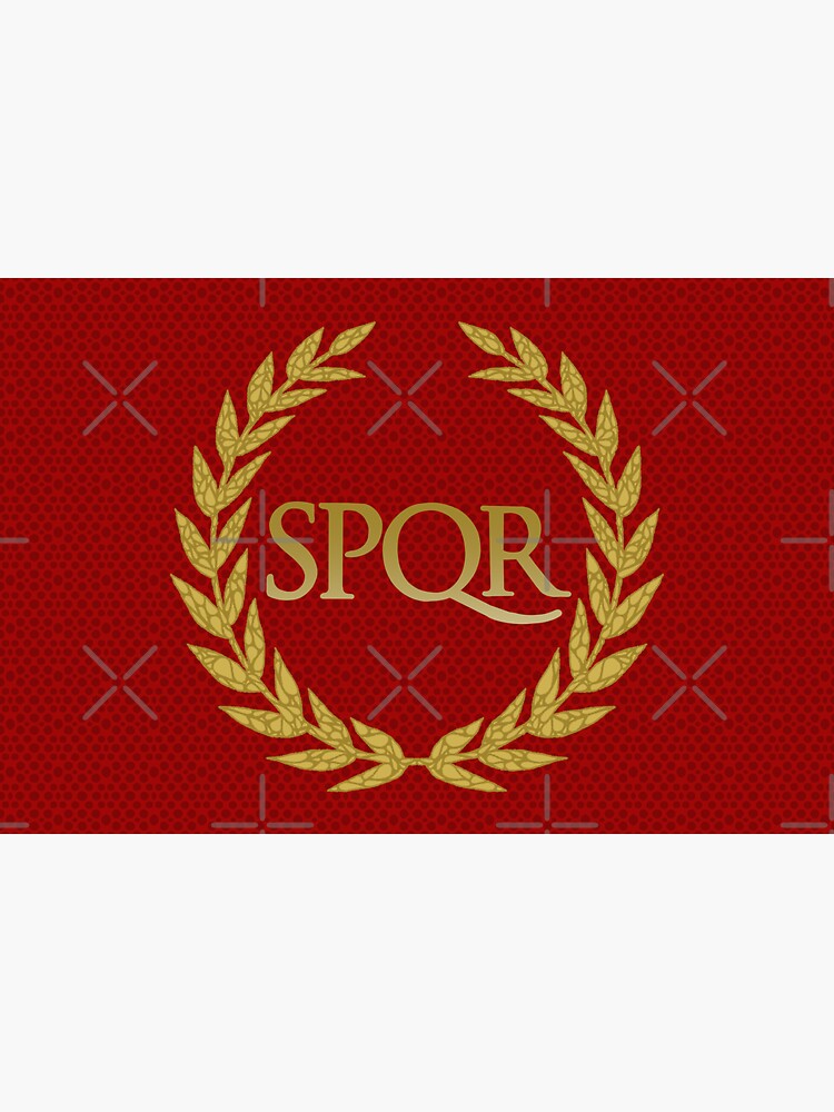 "Ancient Roman Flag" Sticker for Sale by OneGayFeline | Redbubble