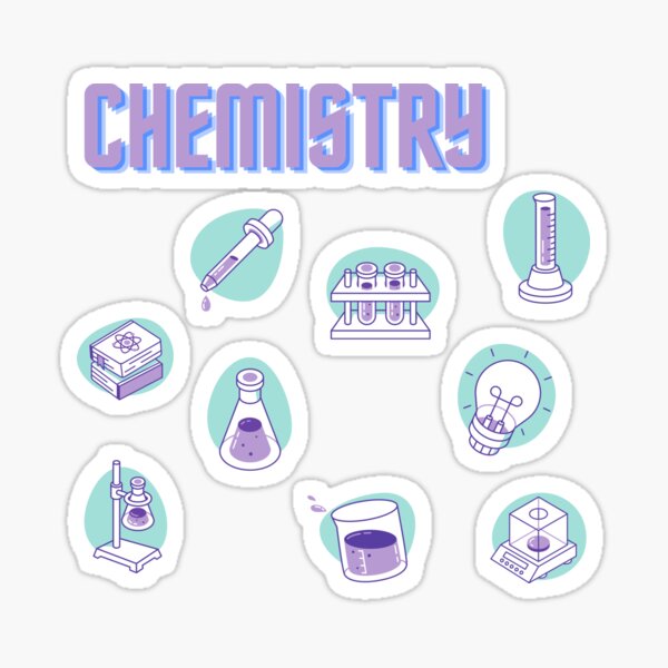 "Chemistry sticker pack" Sticker for Sale by Fulet | Redbubble