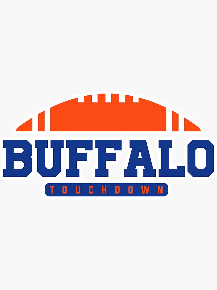 "Buffalo Football Team - Touchdown" Sticker for Sale by igzine | Redbubble