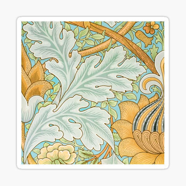 "WILLIAM MORRIS/VINTAGE/1800'S" Sticker for Sale by Whisperingwells ...