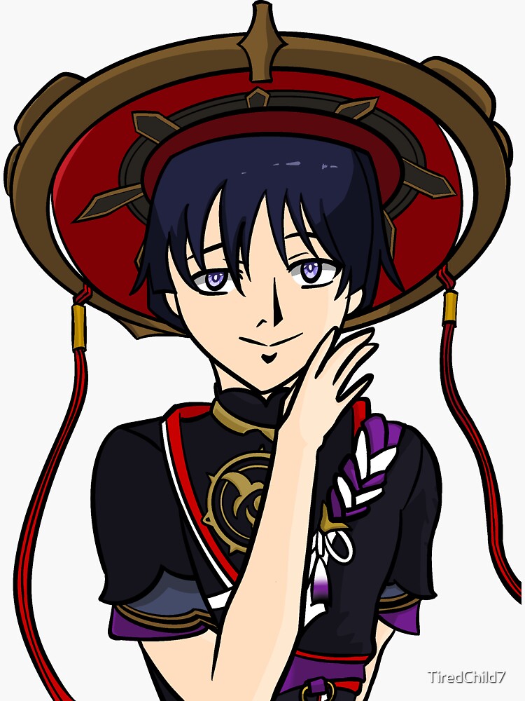 "Scaramouche! " Sticker for Sale by TiredChild7 | Redbubble