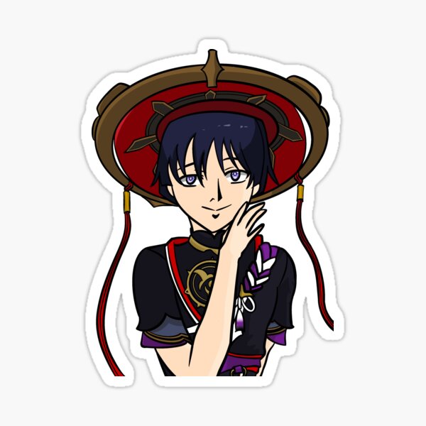 "Scaramouche! " Sticker for Sale by TiredChild7 | Redbubble