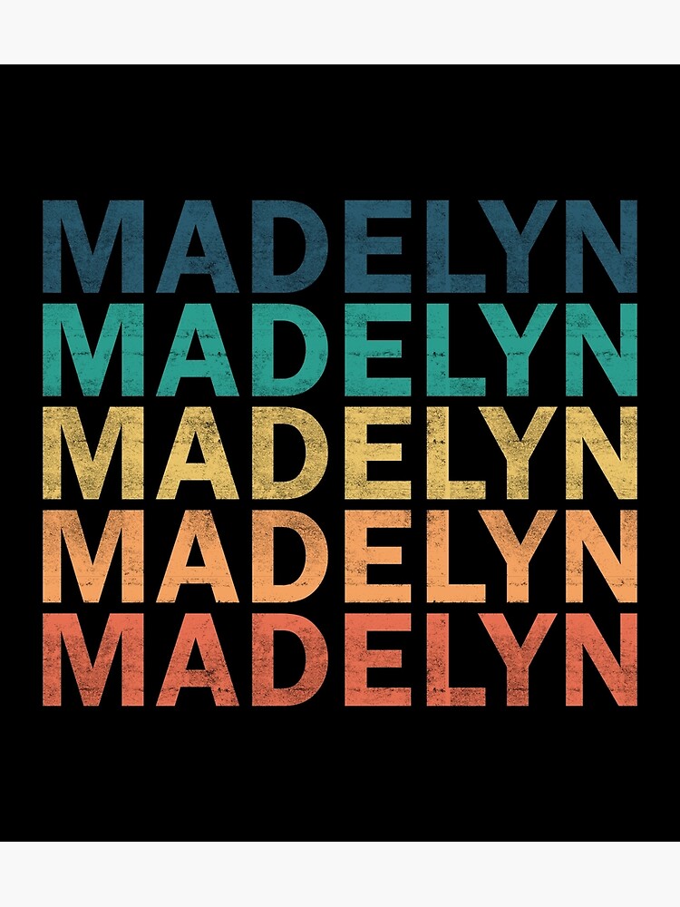 Póster «Camiseta con nombre de Madelyn - Camiseta de artículo de regalo ...