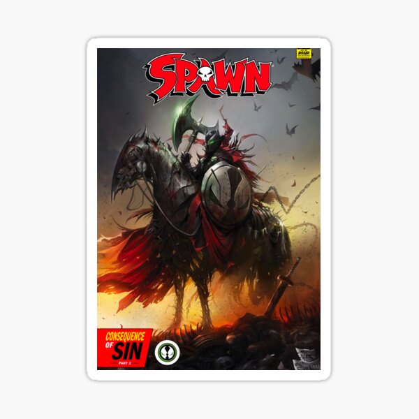 "Medieval Spawn" Sticker for Sale by TheNoxiousDen | Redbubble