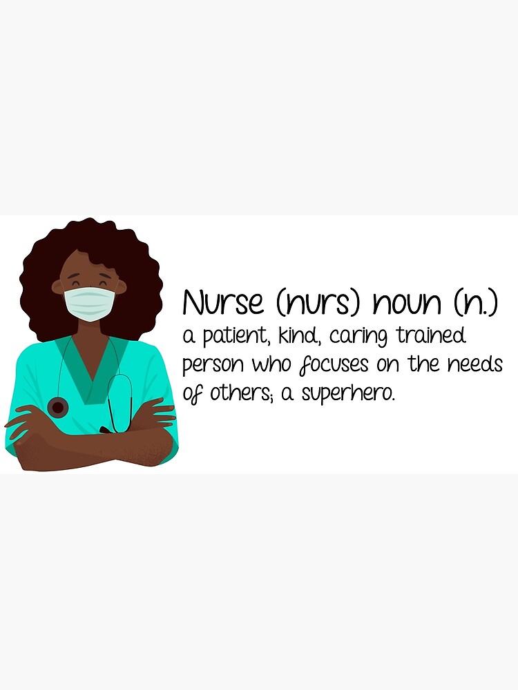 "Nurse Definition" Poster by NurseLifeLive | Redbubble