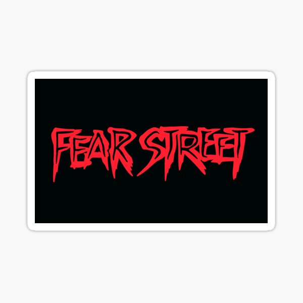 "Fear Street Logo" Sticker for Sale by yogiibear | Redbubble