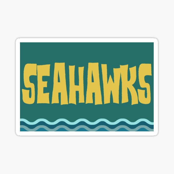 "Retro UNCW Seahawks" Sticker for Sale by lizcrowder | Redbubble