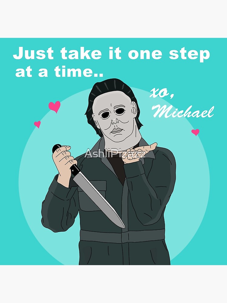 "One Step at a Time - Motivational Dark Humor" Art Print by AshliPizazz ...