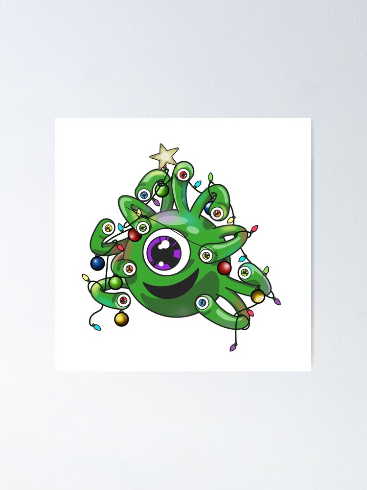 "HOLIDAY BEHOLDER" Poster for Sale by SeanBeDrawin | Redbubble
