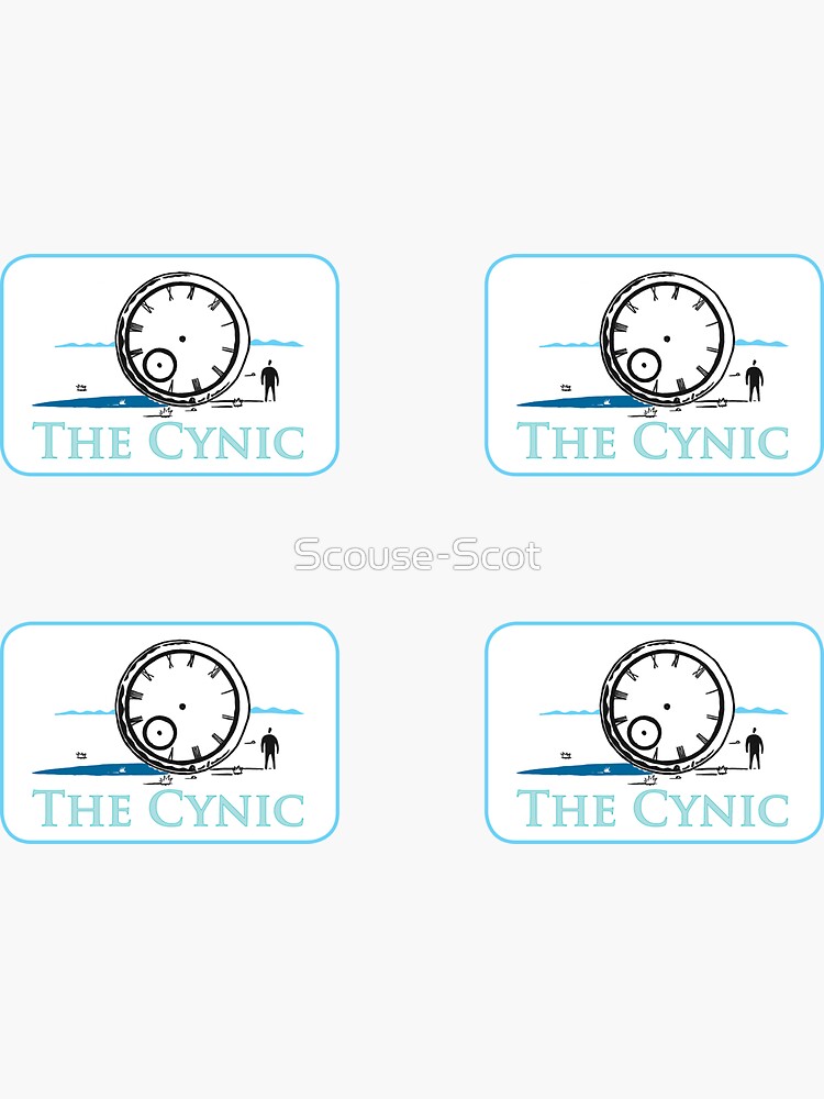 "THE CYNIC - Sticker Pack" Sticker for Sale by Scouse-Scot | Redbubble
