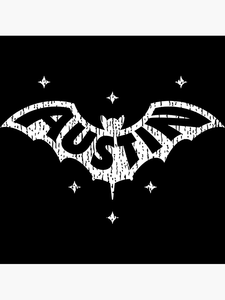 Austin Bats Logo Austin Texas Bat Die Cut Stickers Etsy