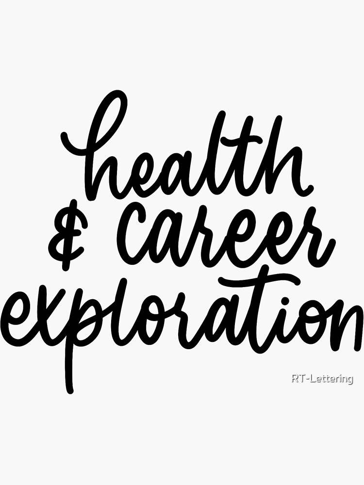 "Health and Career Exploration - Folder/Binder" Sticker for Sale by RT ...