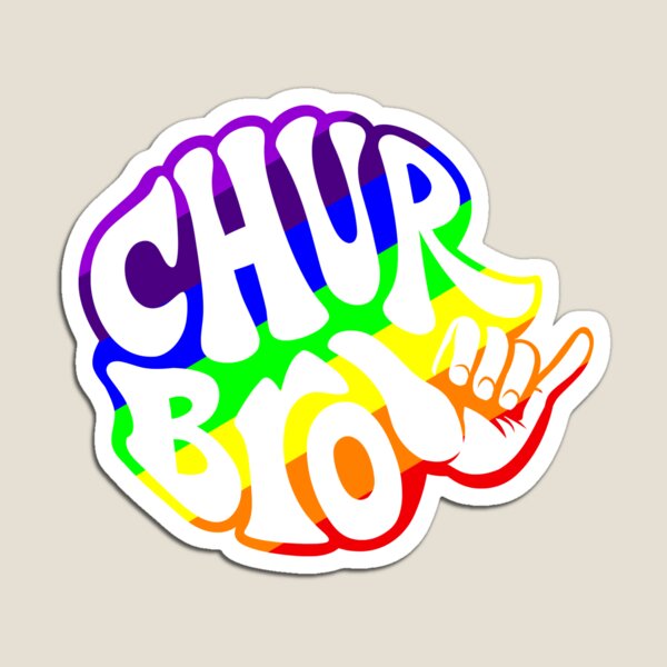 "Chur Bro Rainbow Colours" Magnet for Sale by Kiwidom | Redbubble