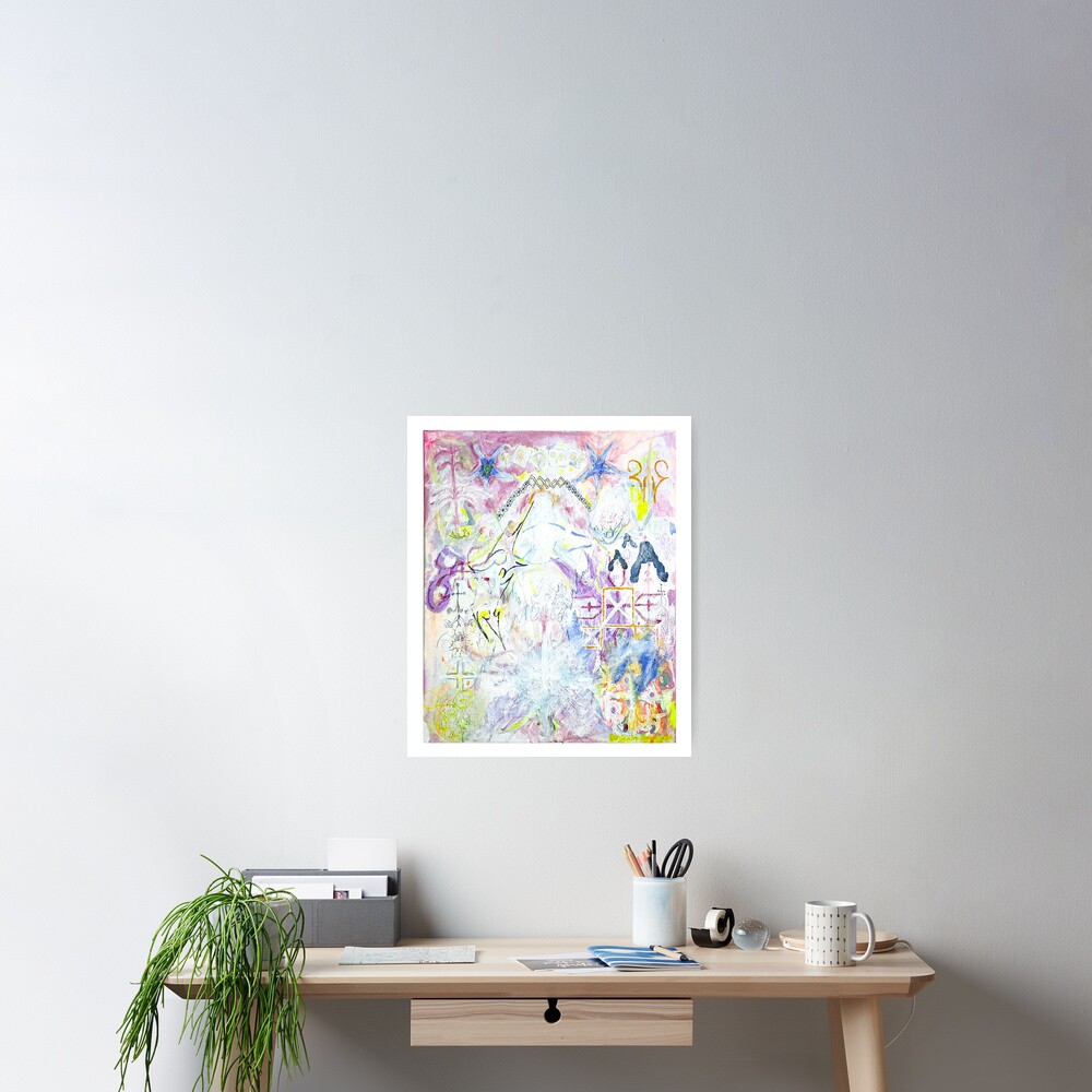 "Benjamin Reichwald / Bladee "Excelsis" painting HD" Poster for Sale by ...