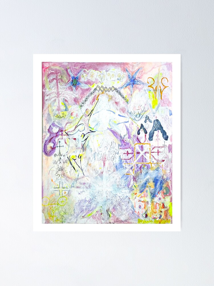 "Benjamin Reichwald / Bladee "Excelsis" painting HD" Poster for Sale by ...