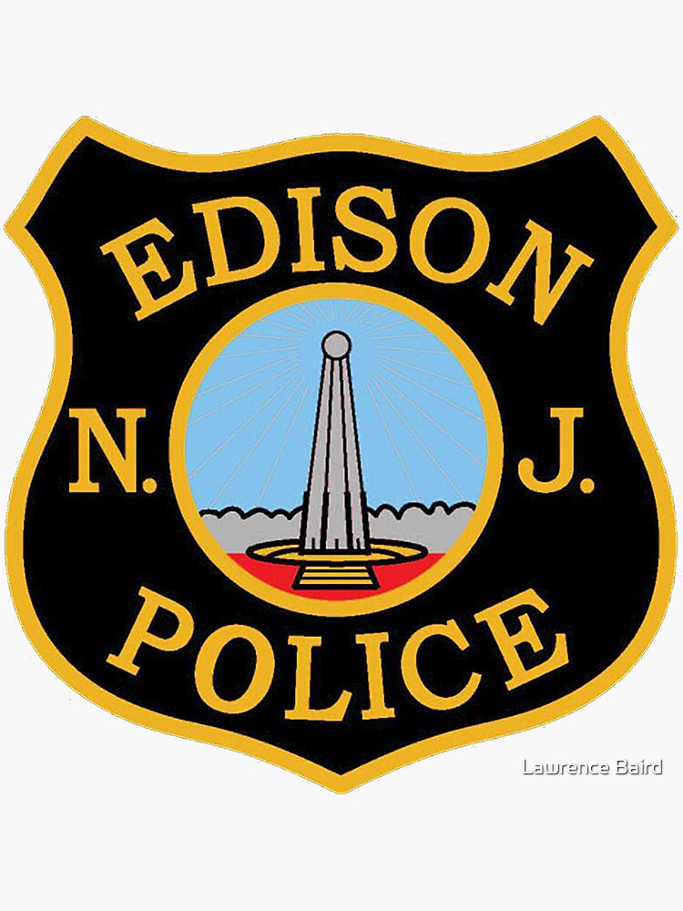 "Edison New Jersey Police Department" Sticker for Sale by lawrencebaird ...