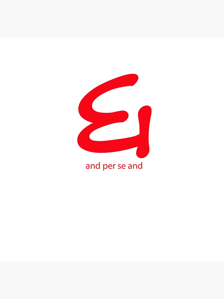 "Ampersand - the 27th letter of the alphabet" Sticker for Sale by ...