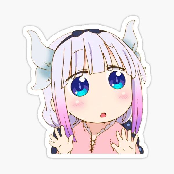 "Kanna Kamui " Sticker for Sale by FaeCanup | Redbubble