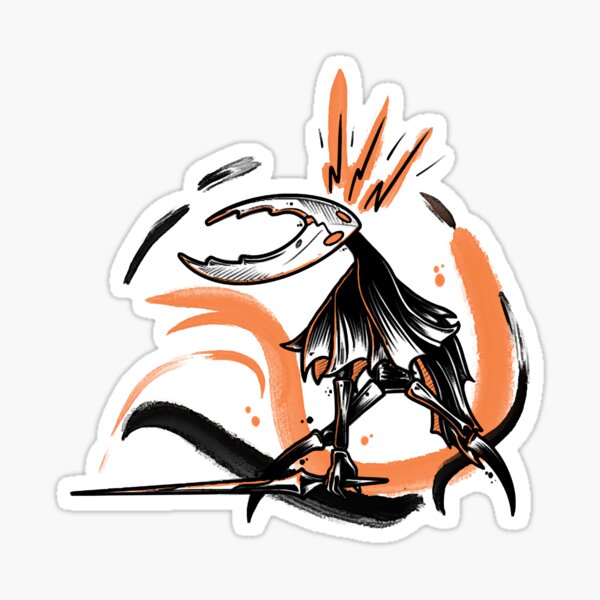 "Shrieking Hollow Knight " Sticker for Sale by liijahlghrth | Redbubble