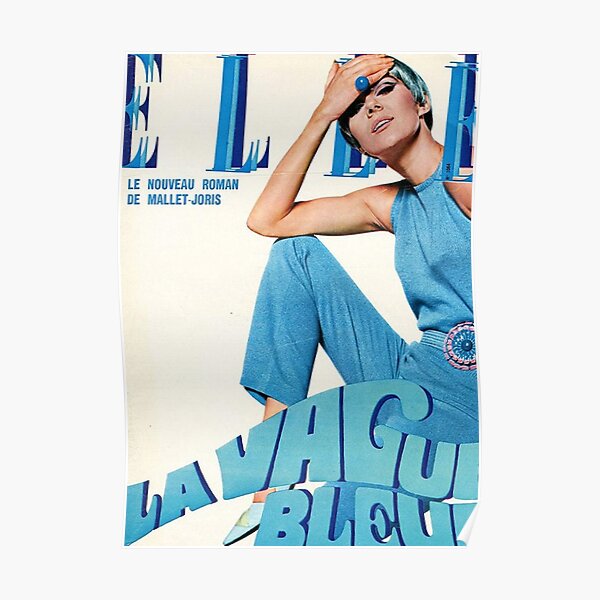 "ELLE - Vintage Magazine Poster" Poster for Sale by sixypire | Redbubble